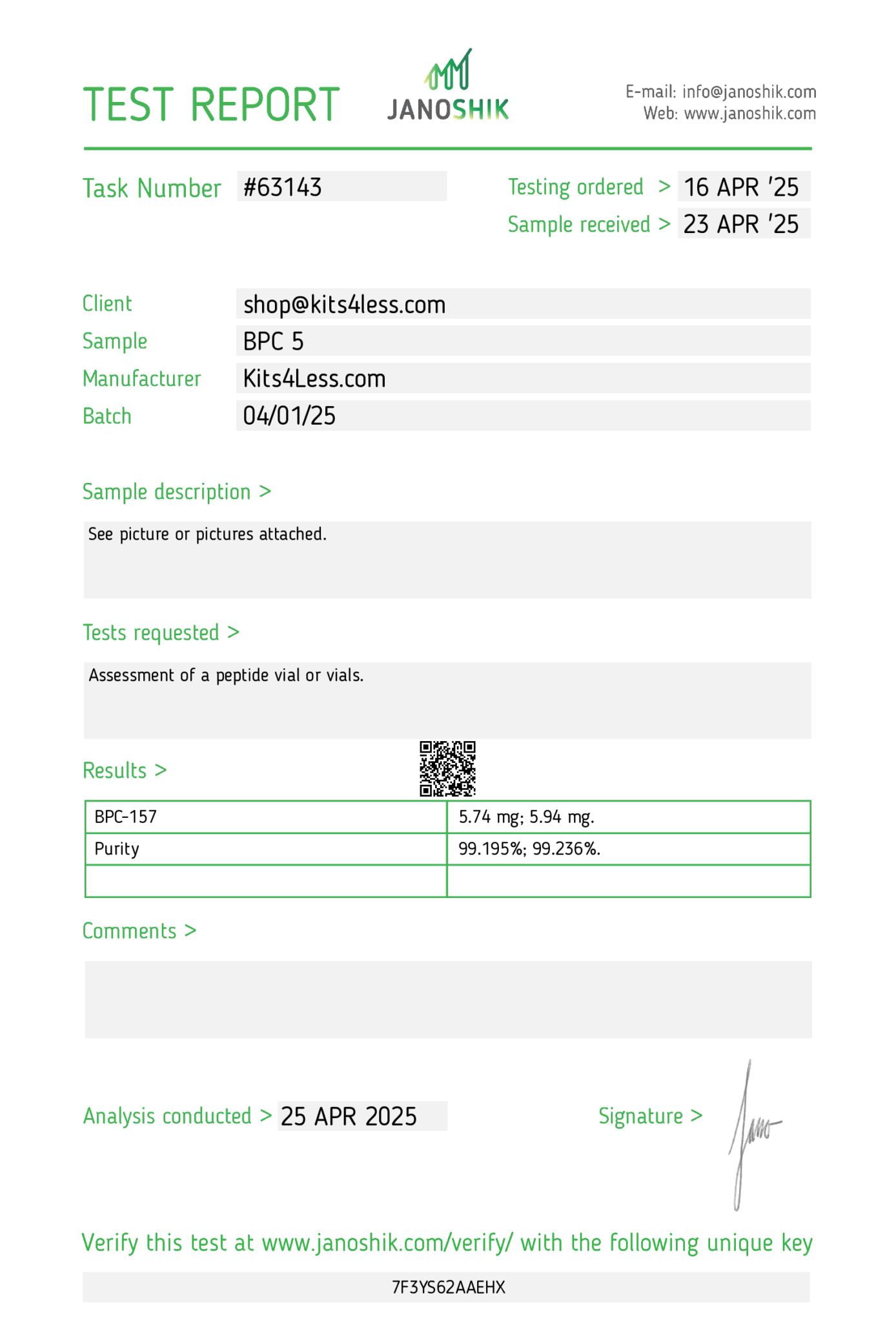 BPC-157 50mg Kit – 10 Vials Research Peptide | Kits4Less